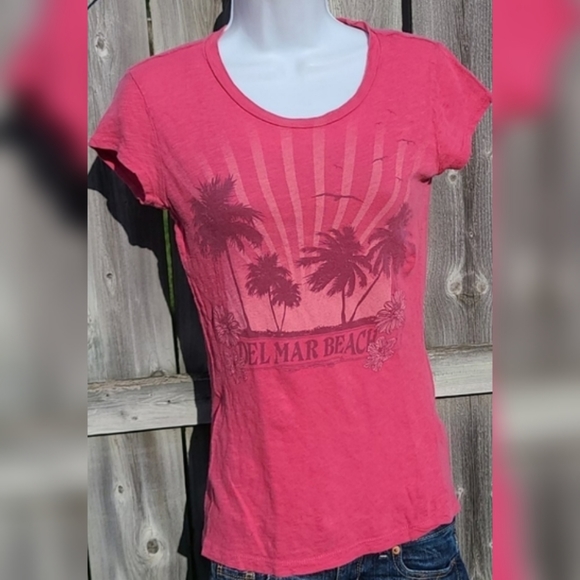 Tops | Tropical Beach Tee Del Mar Beach | Poshmark